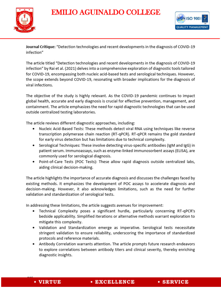 Journal Critiquing #3 - BELO GUTERRES | PDF