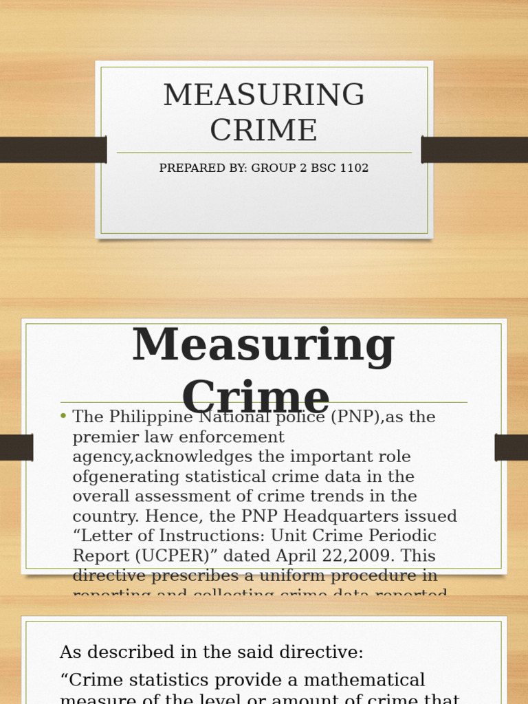 Measuring Crime | PDF