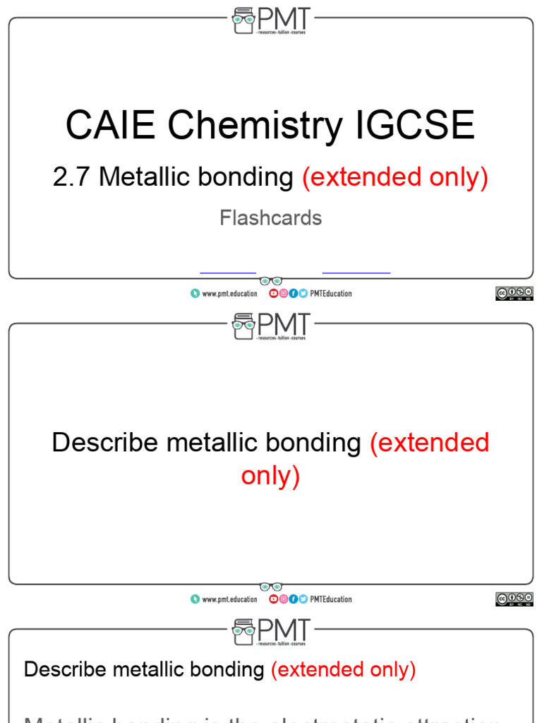 2.7 Metallic Bonding | PDF