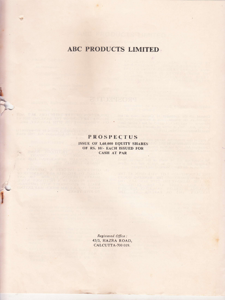 ABC Limited: Products | PDF