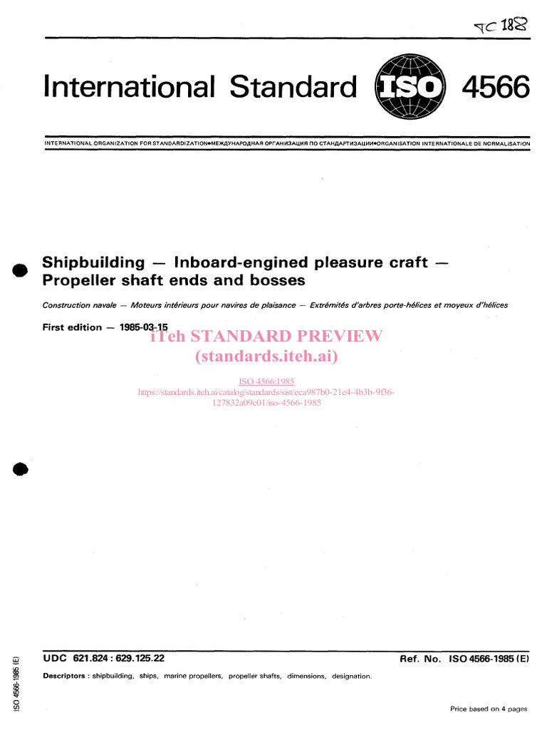 ISO-4566-1985 | PDF