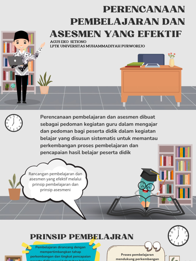 Rancangan Pembelajaran Efektif dan Asesmen | PDF | Career & Growth ...