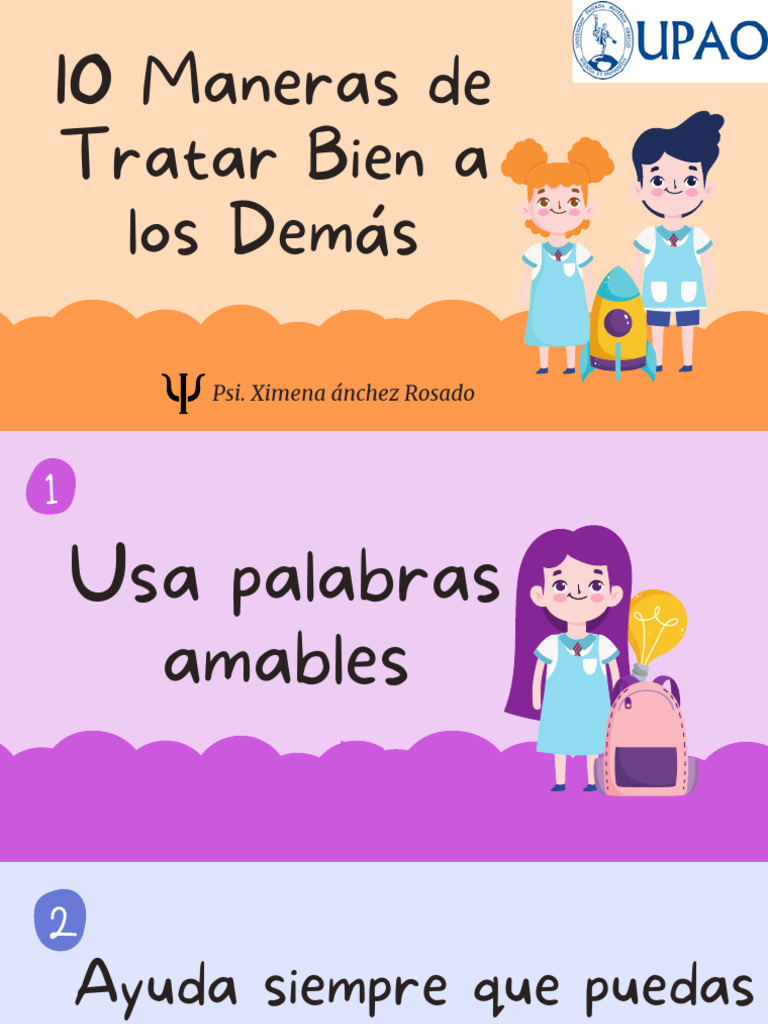 10 Maneras de Tratar Bien A Los Demás | PDF