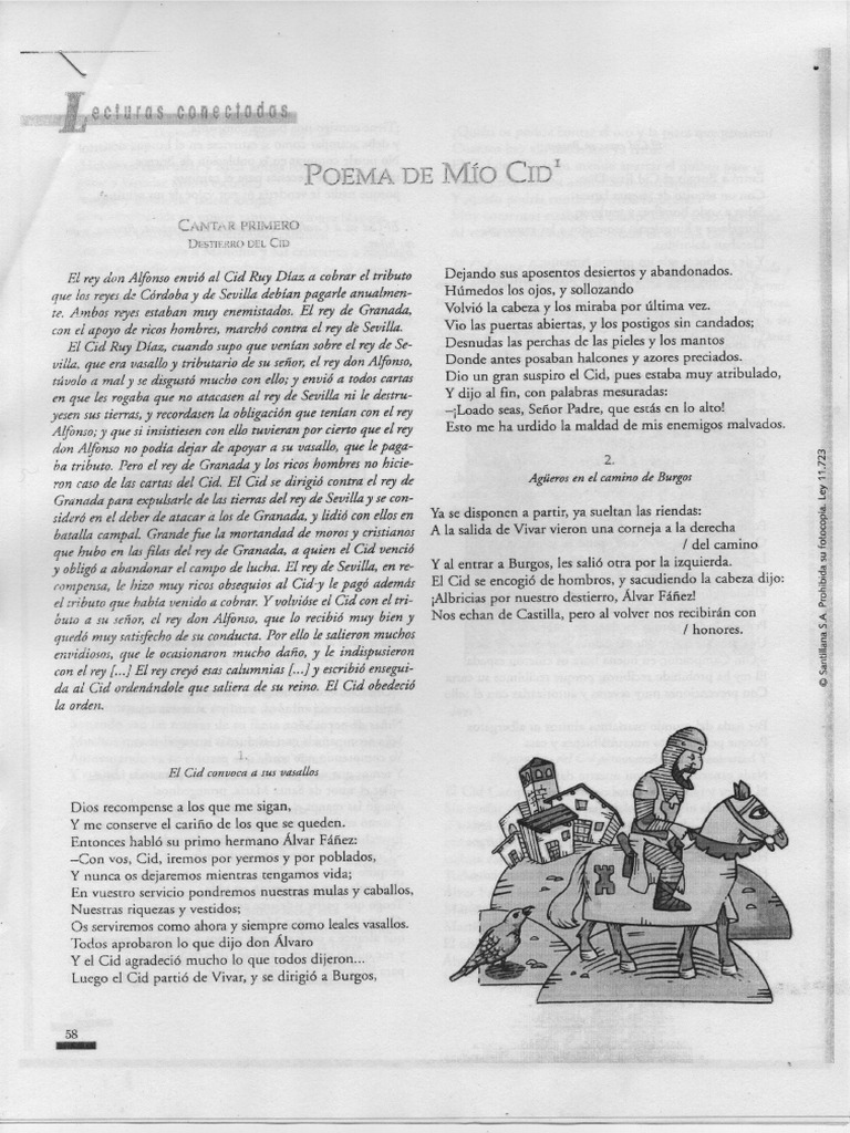 El Cantar Del Mío Cid | PDF