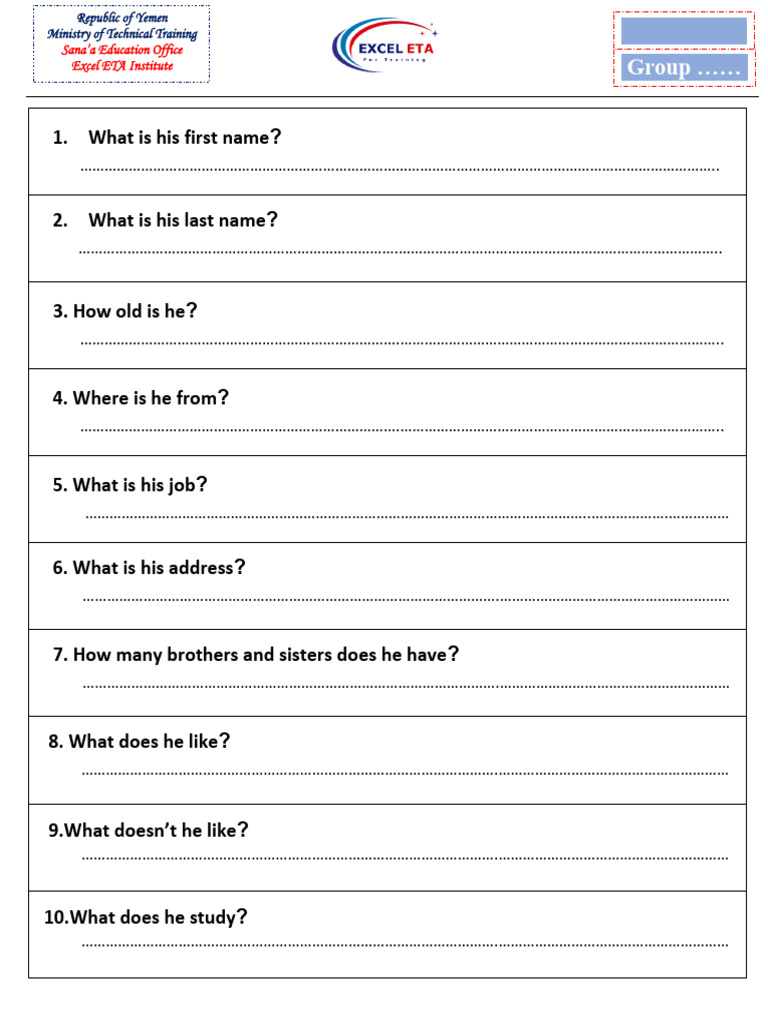 Introduce Yourself (Questions and Answers) | PDF