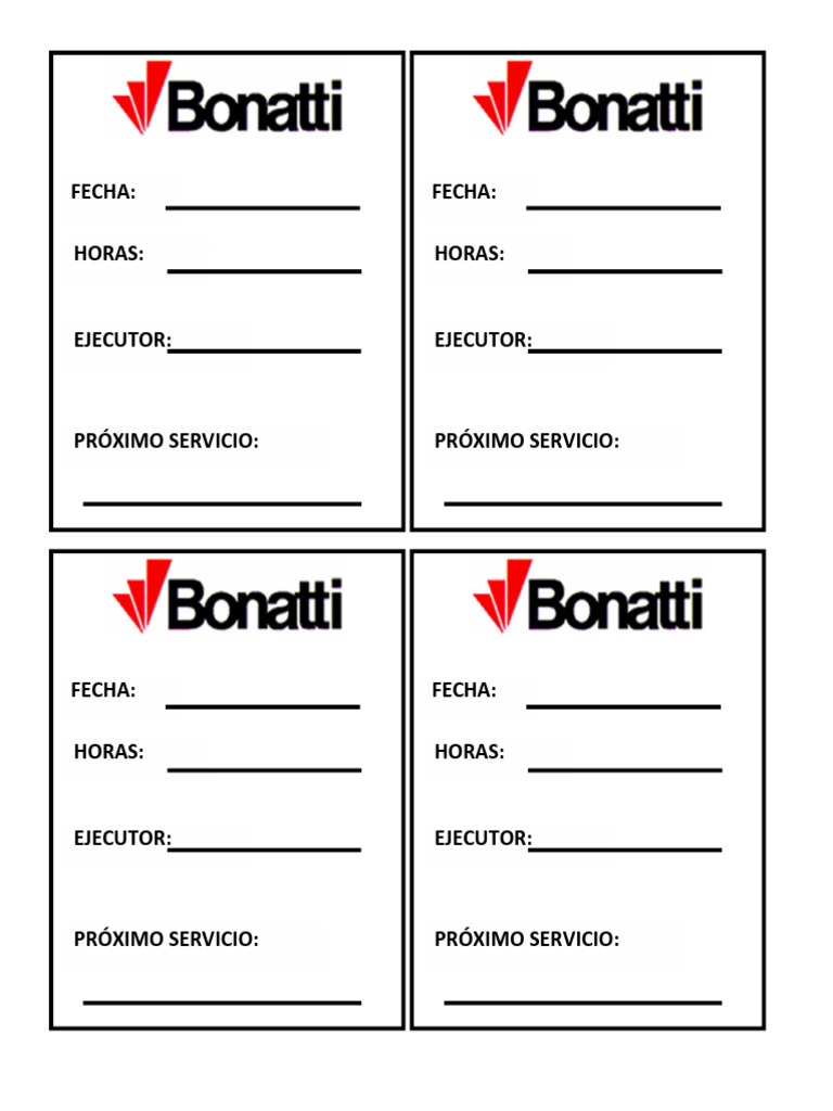 Sticker Para Mantenimiento a Maq y Equipo | PDF