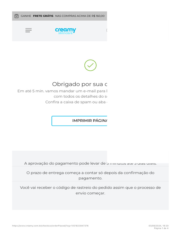 Pedido Confirmado | PDF