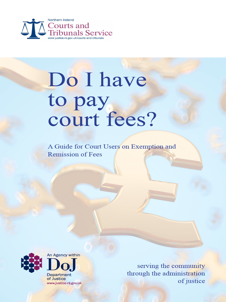 Do I Have To Pay Court Fees | PDF