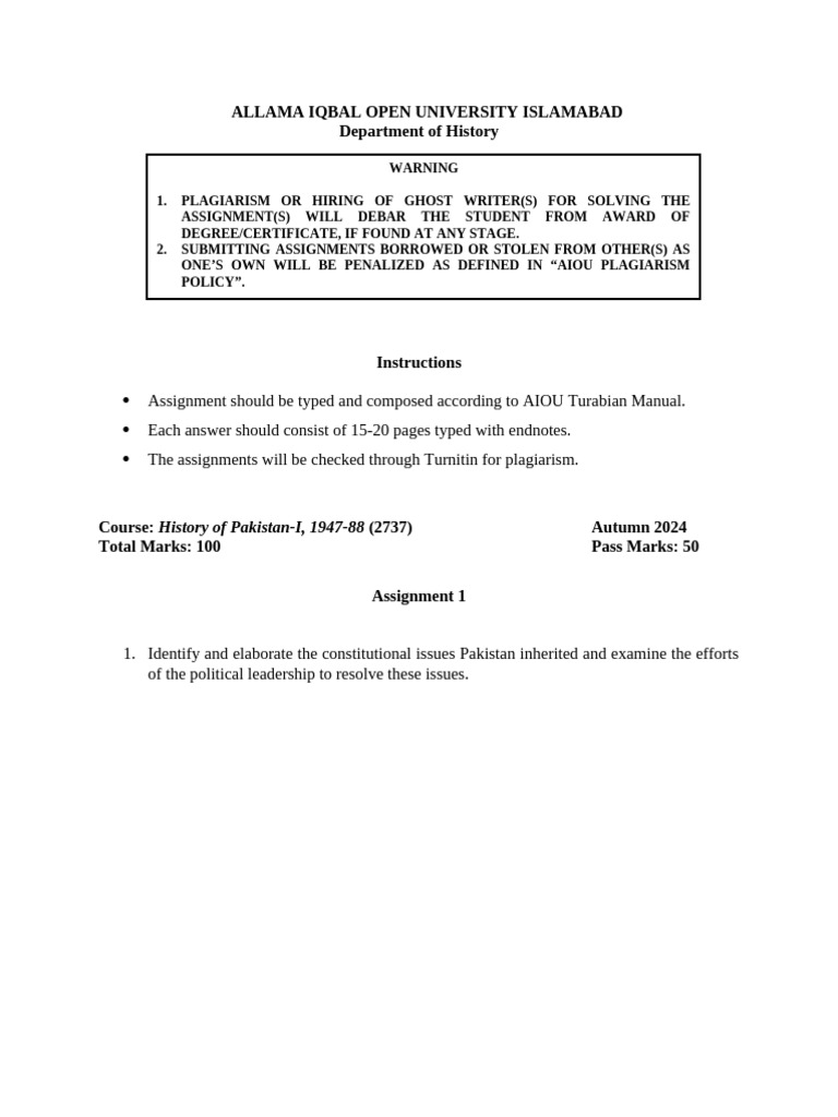 Assignment 1 Code 2737 | PDF