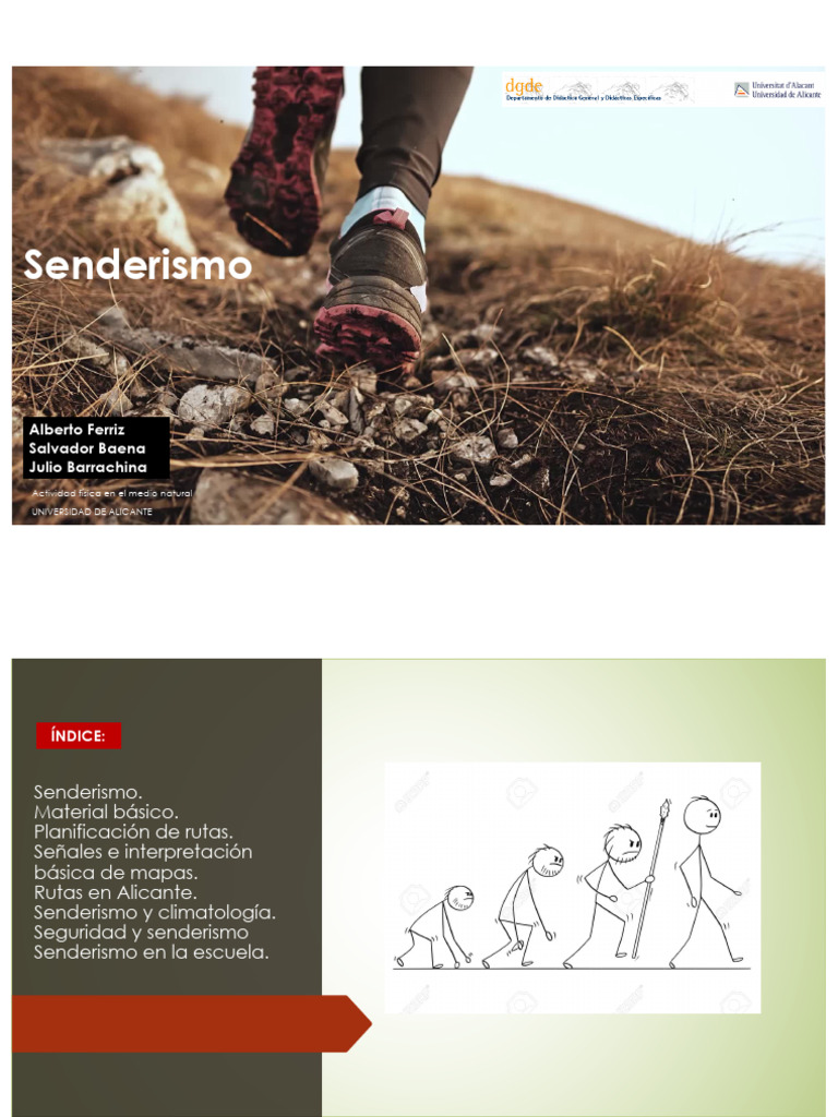 Tema 7. Senderismo | PDF