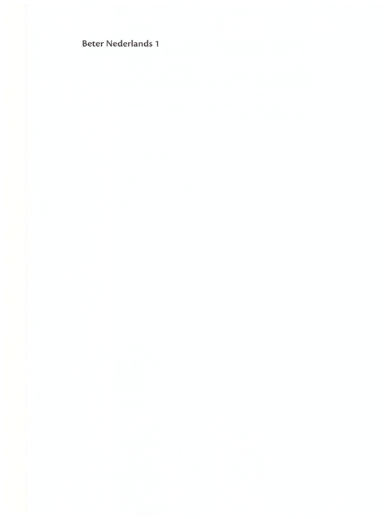 Dina Bouman-Noordermeer - Beter Nederlands 1 - 2011 | PDF