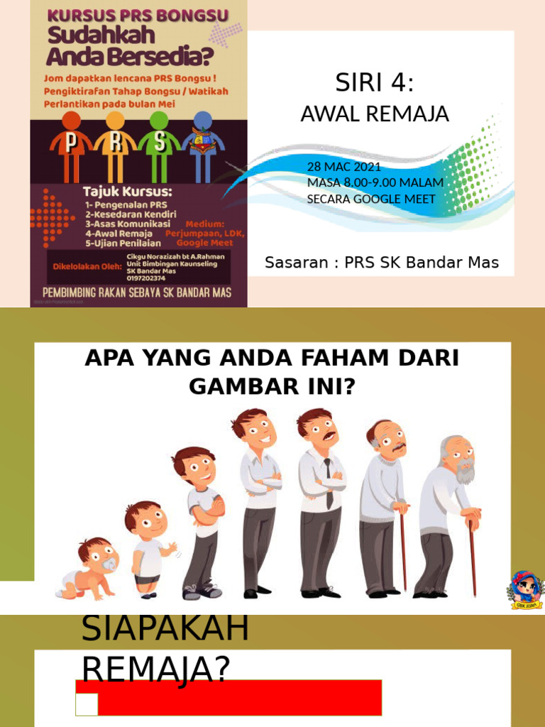 KURSUS AWAL REMAJA | PDF