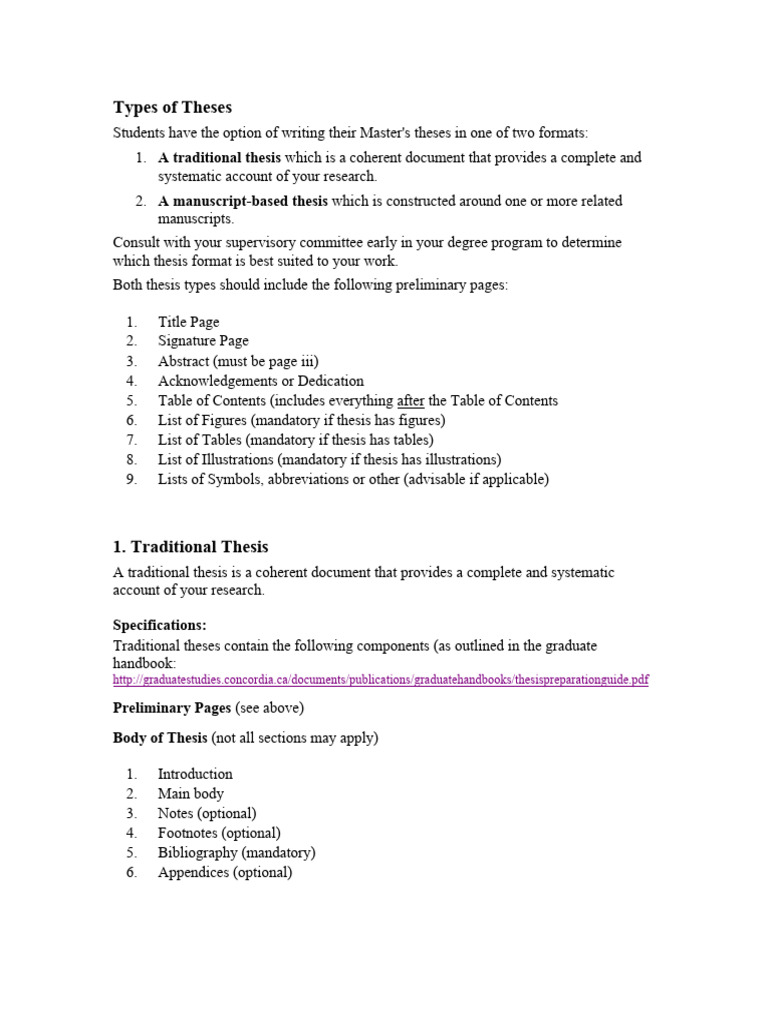 Types Thesis | PDF | Thesis | Methodology