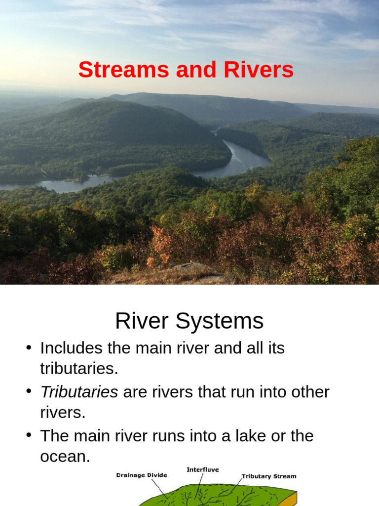Streams and Rivers | PDF