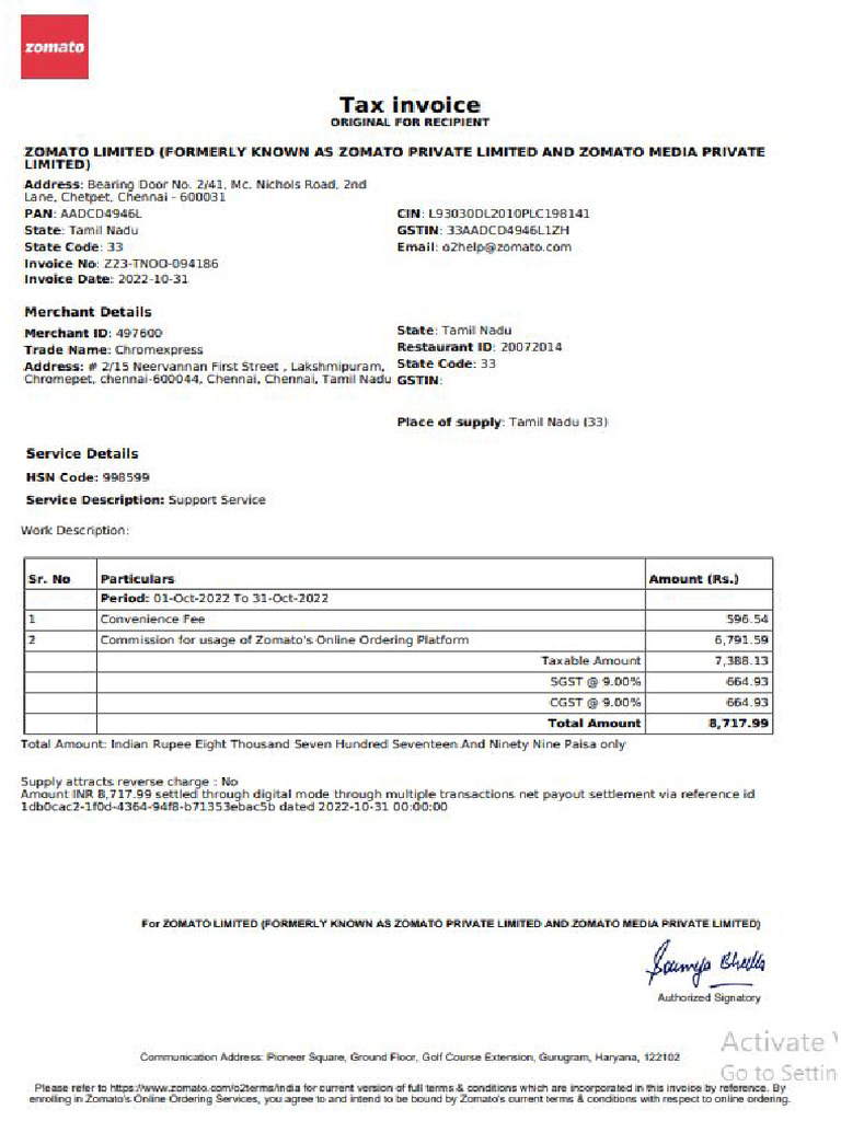Tax Invoice | PDF