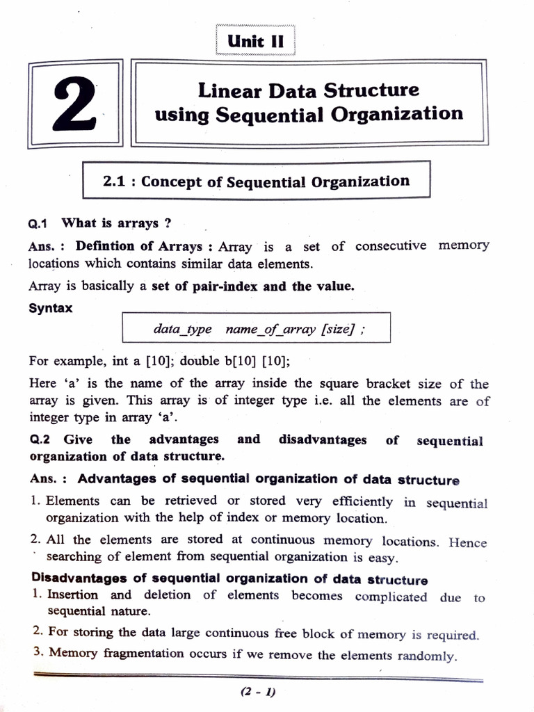 FDS Insem Decode Unit-2 | PDF