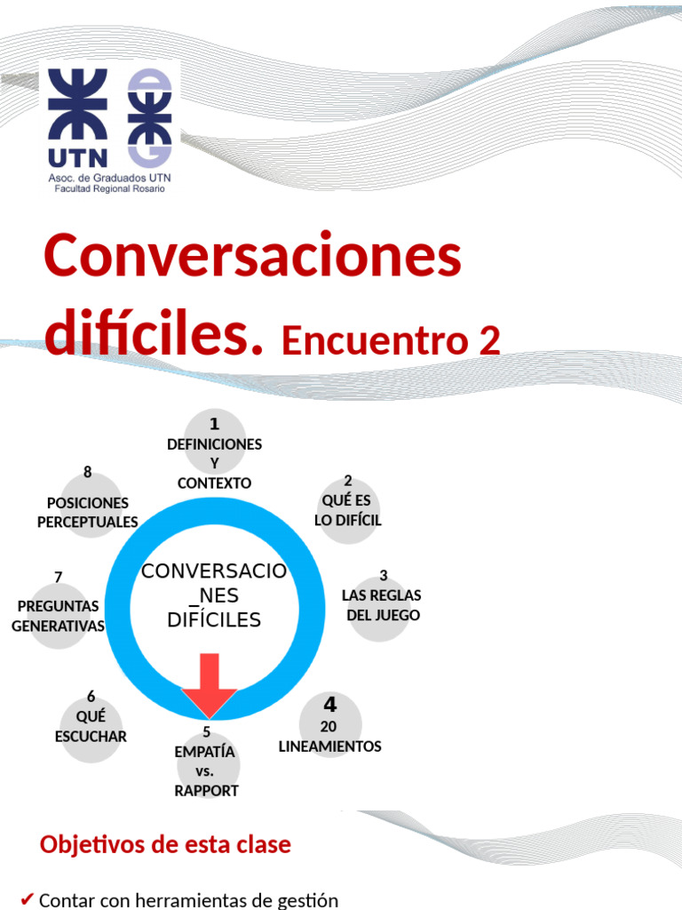 Conversaciones Difíciles Clase 2 | PDF