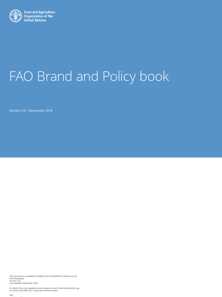 Manual de Marca Fao | PDF