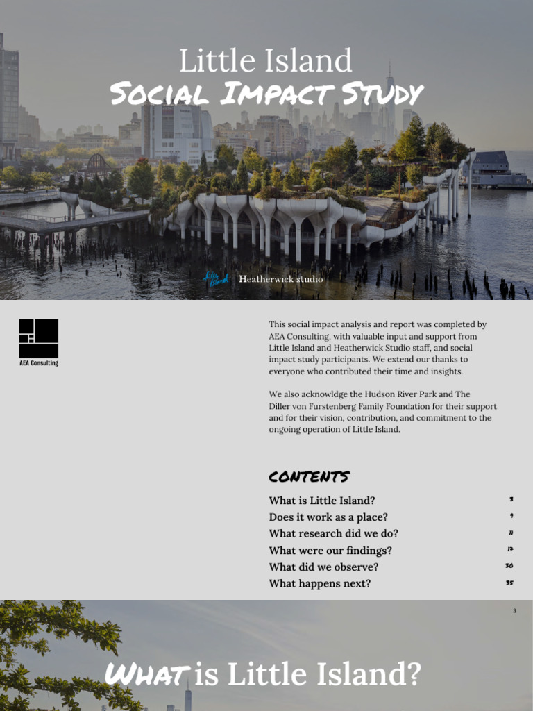 Little Island Social Impact Study | PDF