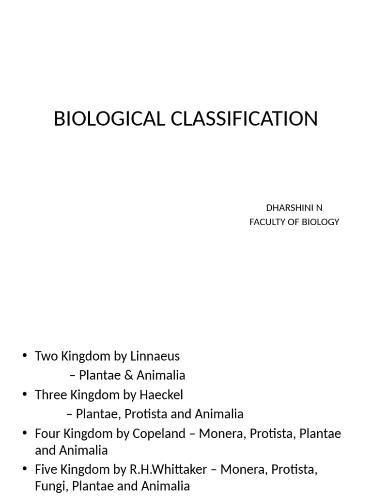 Chapter - 2 Biological Classification | PDF