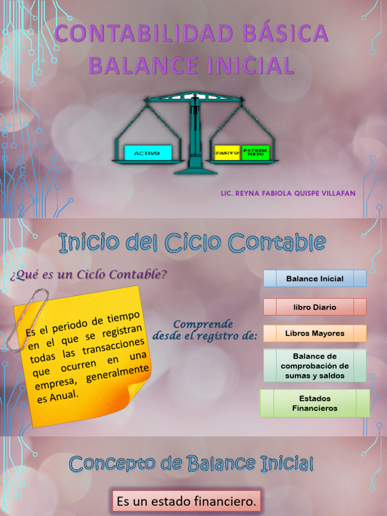 Balance Inicial (1) | PDF