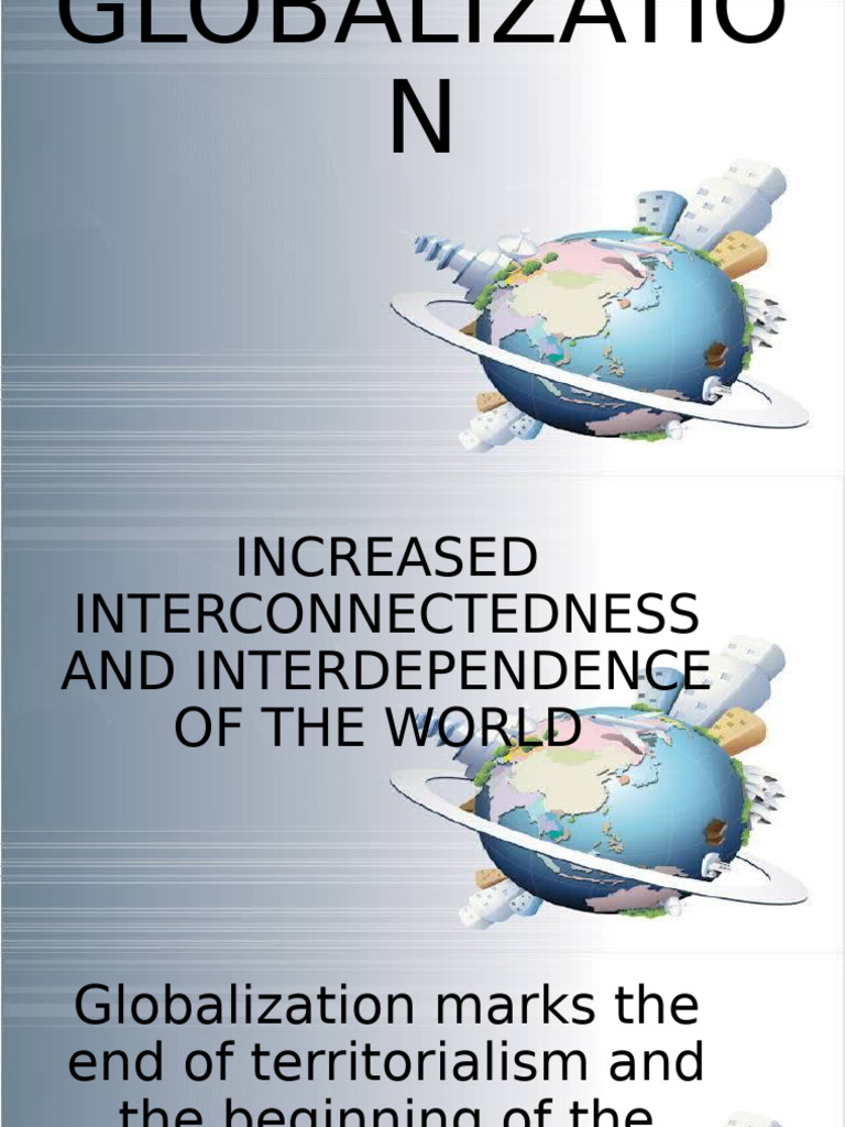 Globalization 1 | PDF