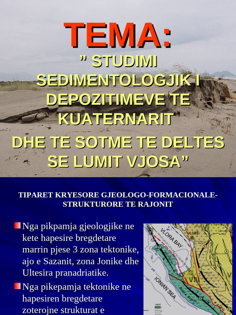 Teme Diplome Sedimentet Vjosa | PDF