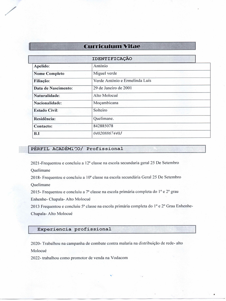 Miguel Verde Antonio | PDF