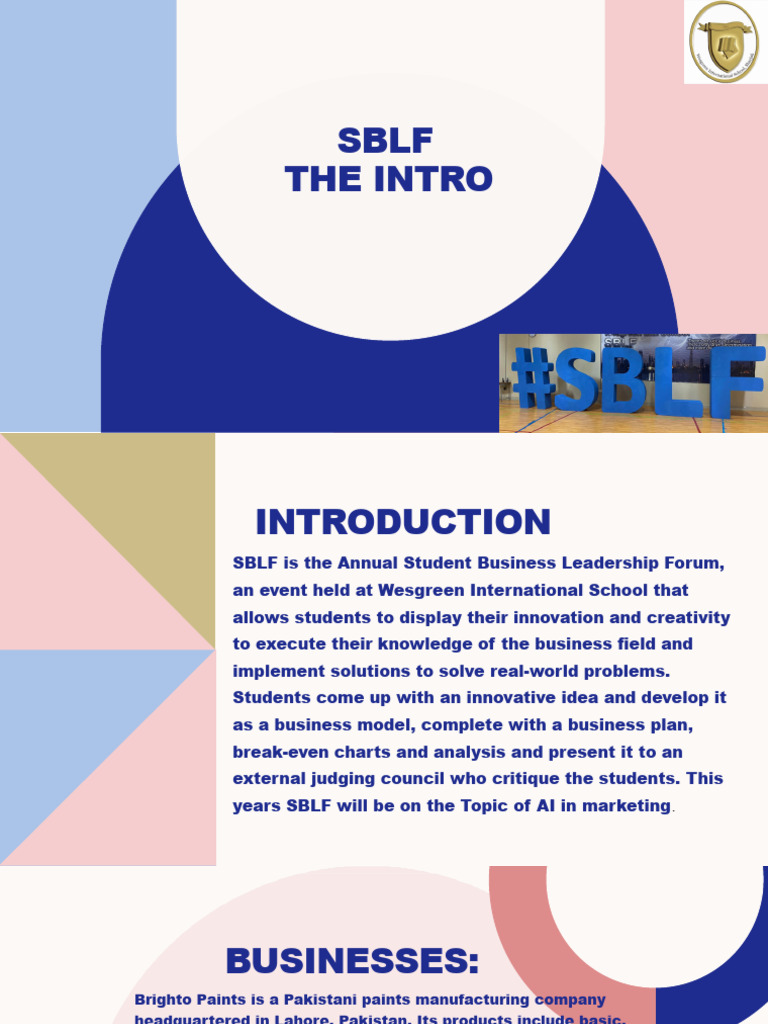 SBLF Introduction | PDF