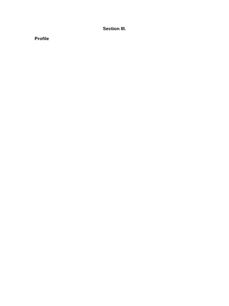 Bplan Section III | PDF