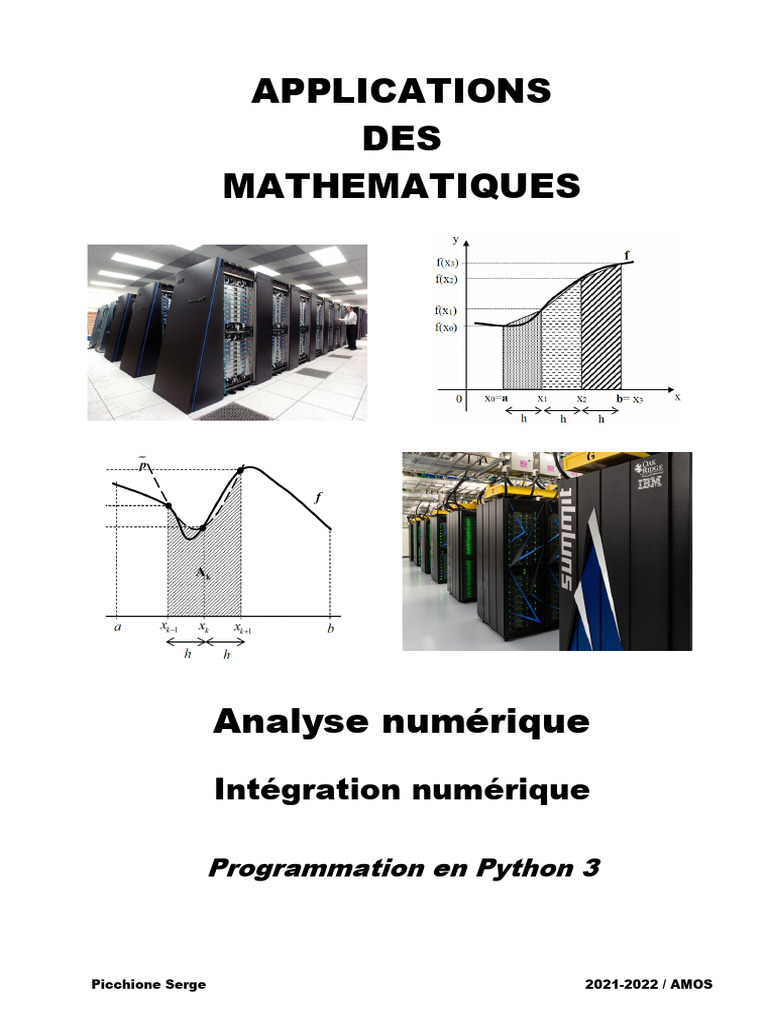 Analyse Et Integration Numerique | PDF