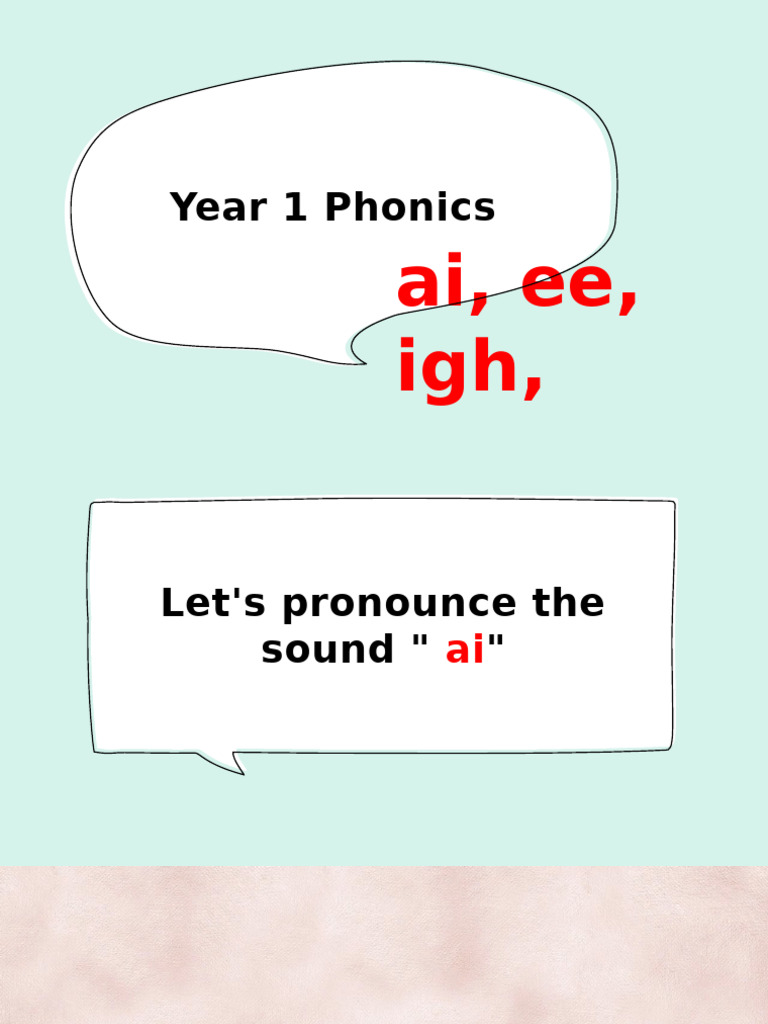 Year 1 Phonics | PDF
