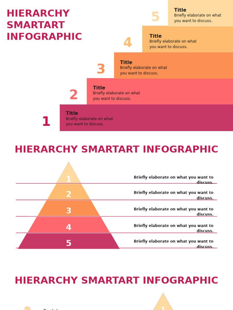 Hierarchy SmartArt Infographic | PDF | Career & Growth | Computers
