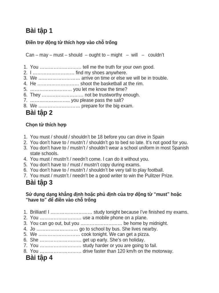 BT Modal Verbs | PDF