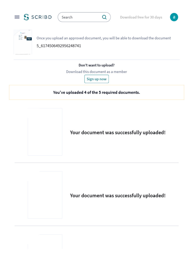 Upload A Document - Scribd0 | PDF