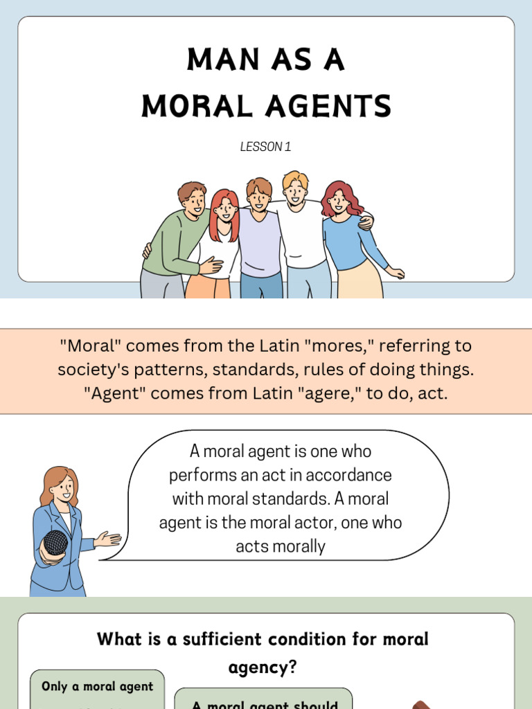 Man As A Moral Agents | PDF