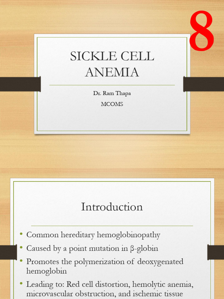 8 - Sickle Cell Anemia | PDF