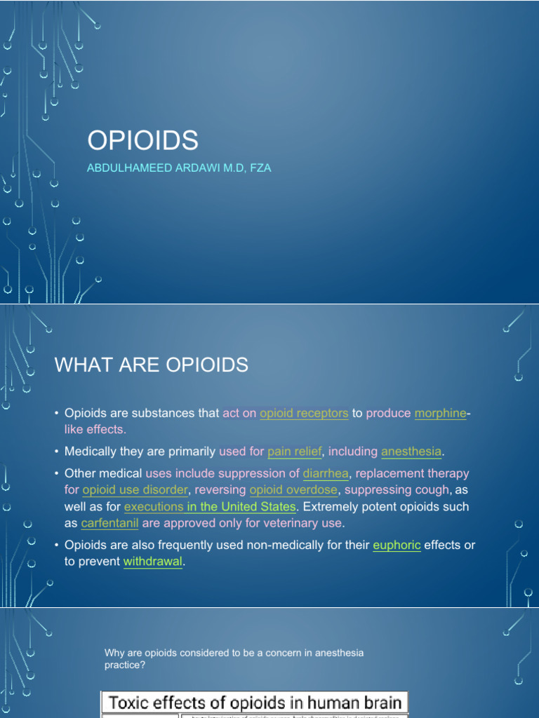 Opioids | PDF