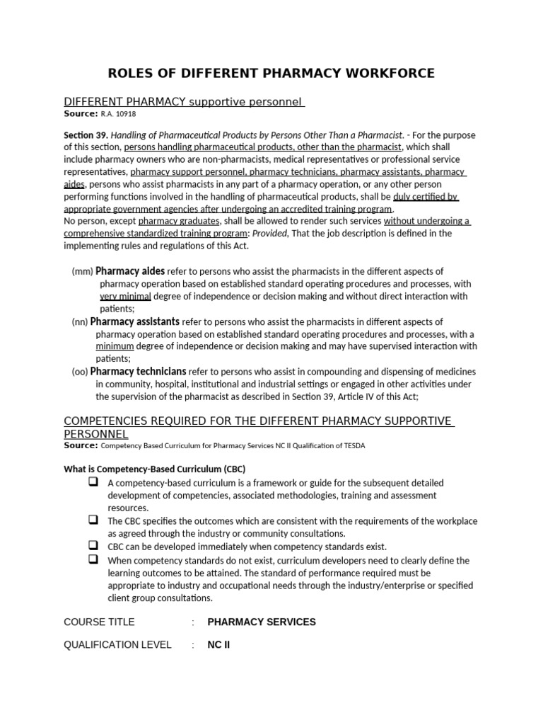 7 Pharmacy Workforce | PDF