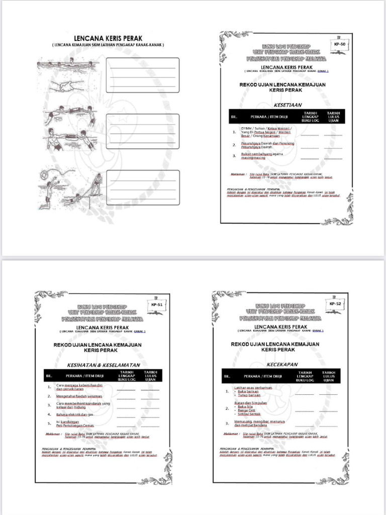 Buku Log LK Keris Perak 10 | PDF