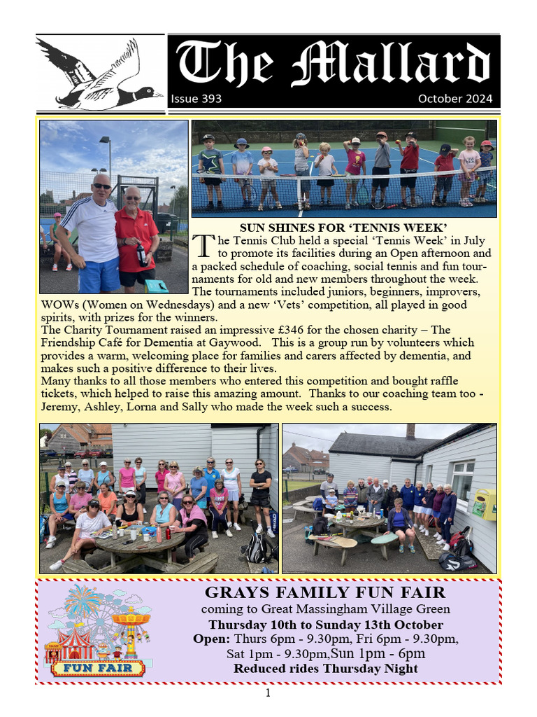 "THE MALLARD " October 2024 | PDF | Eucharist