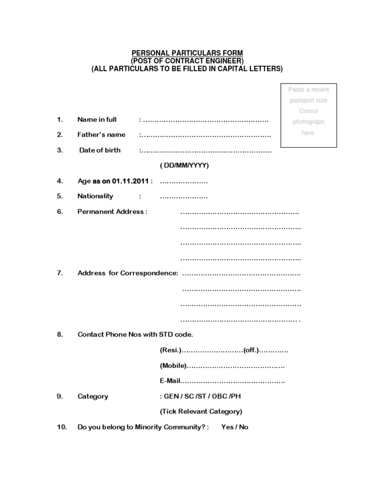 8 Nov 2011 MR App Form | PDF