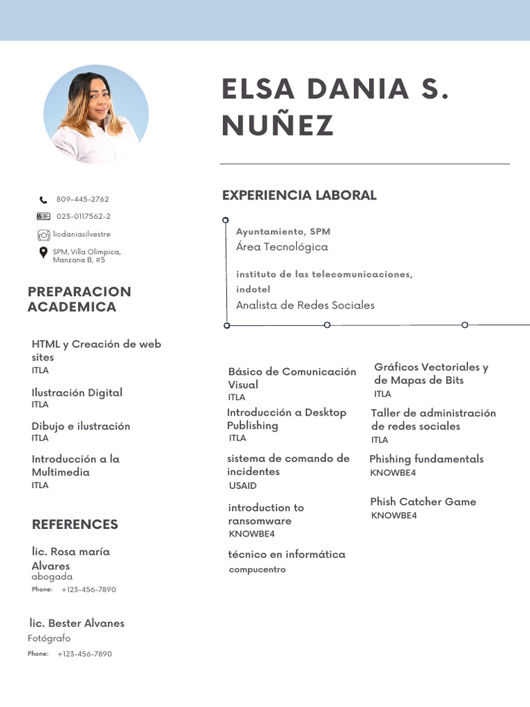 Currículum Elsa Dania | PDF