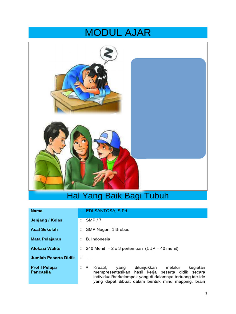 TP 2.7.9b.14 Bab 3 Hal Yang Baik Bagi Tubuh | PDF