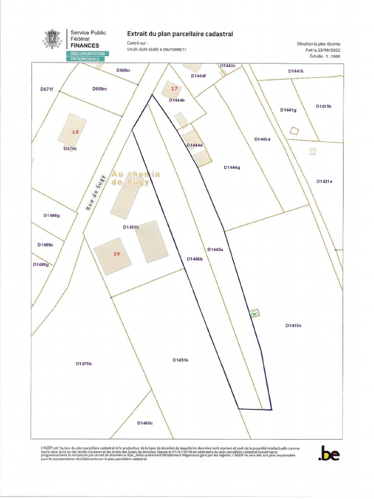 Plan Cadastral | PDF