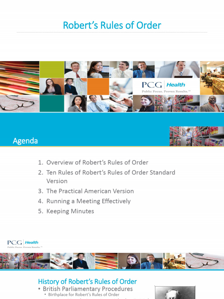 Parliamentary Procedures - Roberts - Rules - of - Order - Rich ...