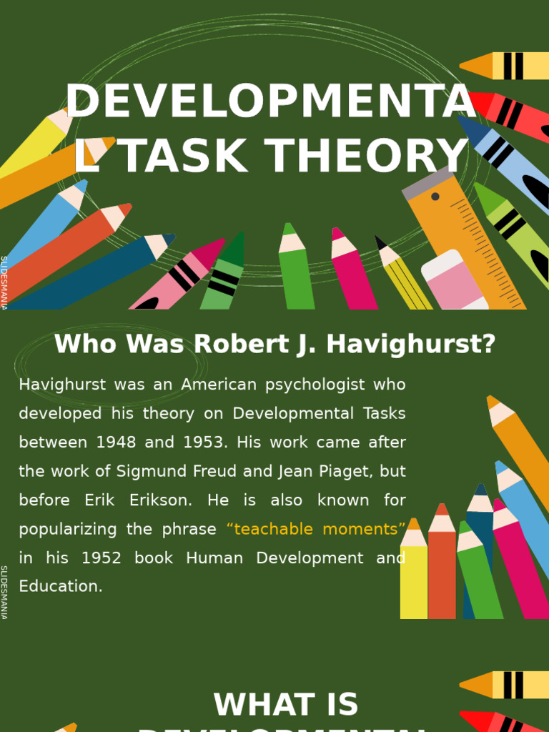 Developmental Task Theory | PDF