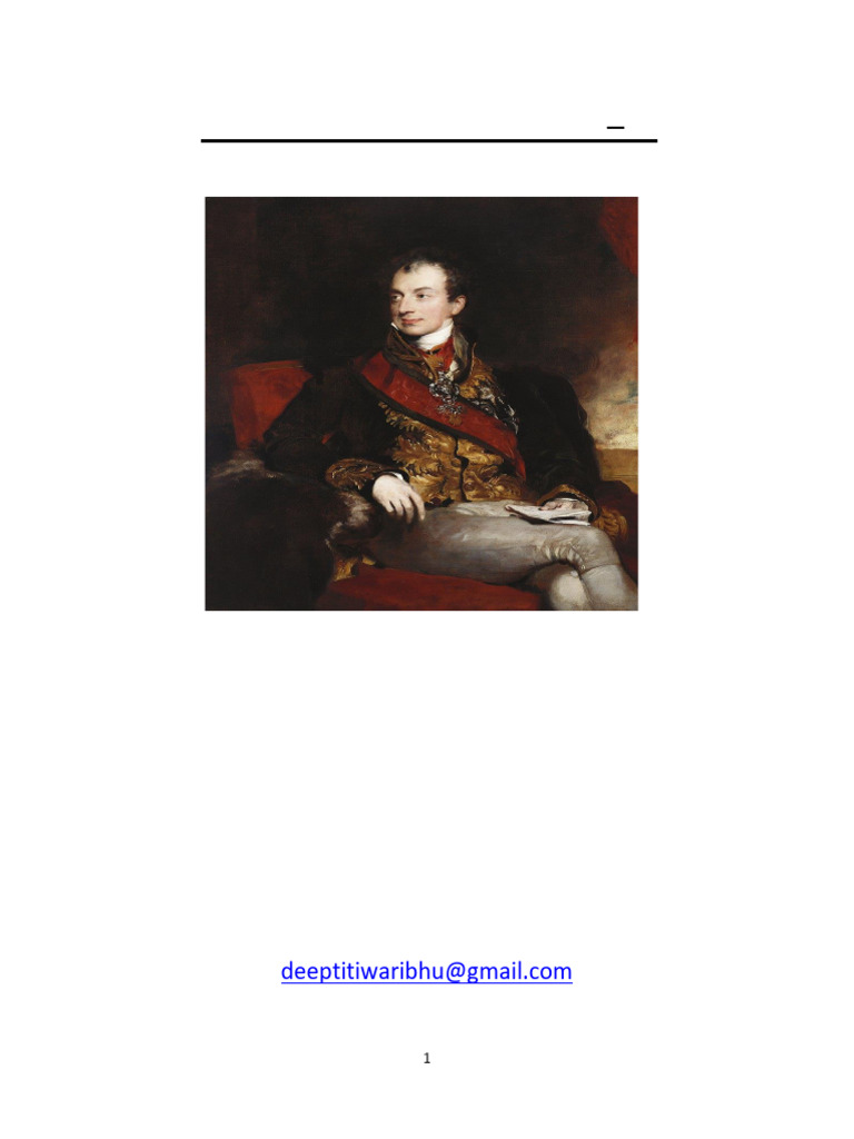 The Metternich System: 1815-1848 Overview | PDF | First French Empire ...