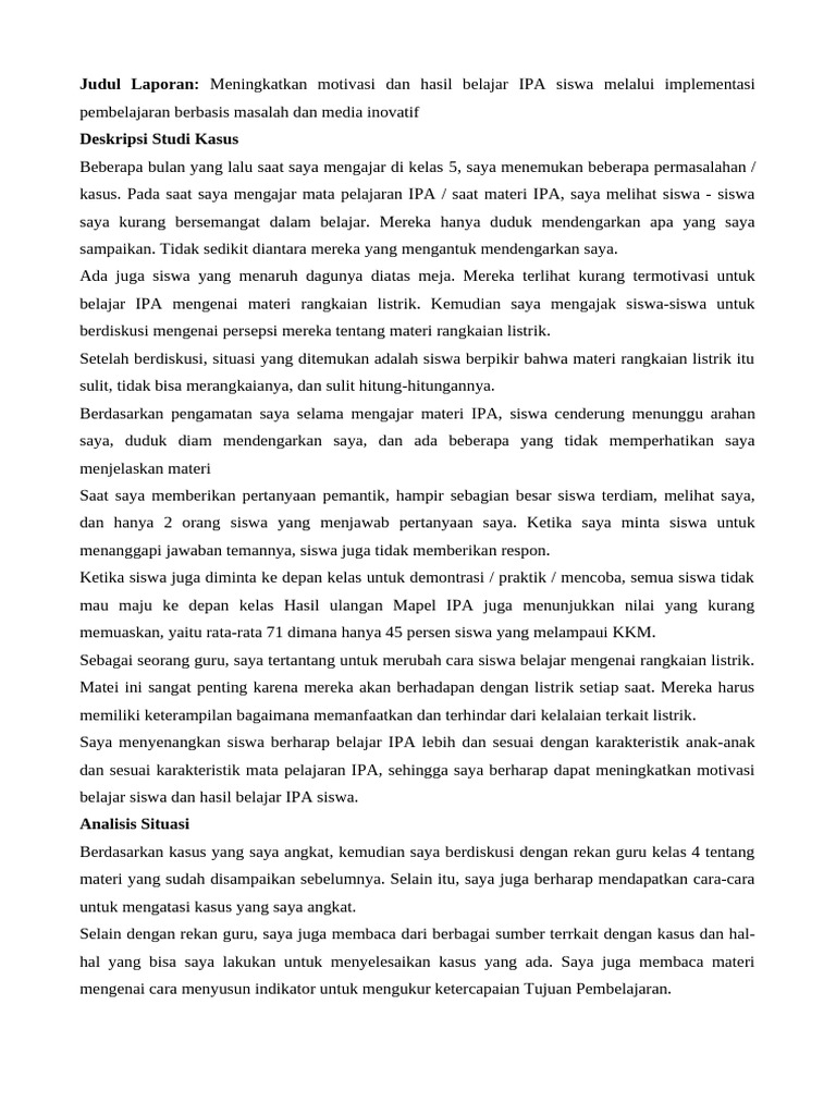 Studi Kasus Eko Kurniawan | PDF