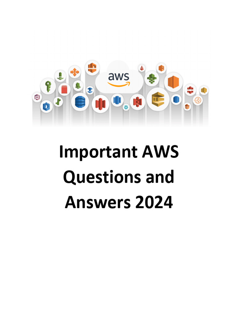 Important AWS Questions and Answers 2024 | PDF